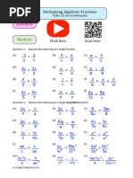 Multiplying Fractions Worksheets | PDF | Multiplication | Elementary ...
