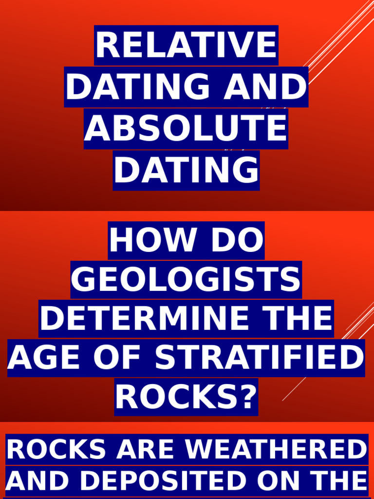 Relative Dating and Absolute Dating | PDF | Isotope | Radioactive Decay