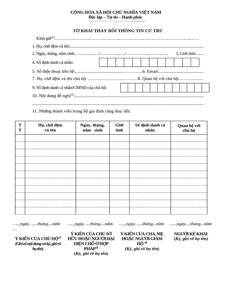 Mẫu CT01 | PDF