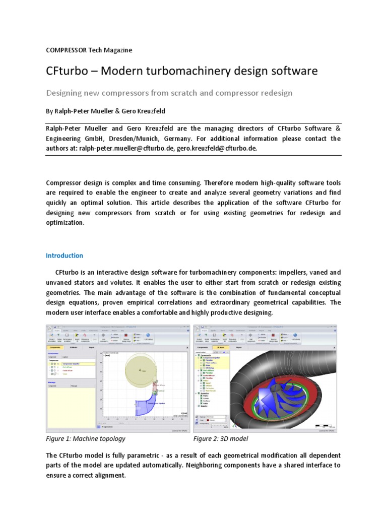 CFturbo CT2 2011 | PDF | Computer Aided Design | Computational Fluid Dynamics
