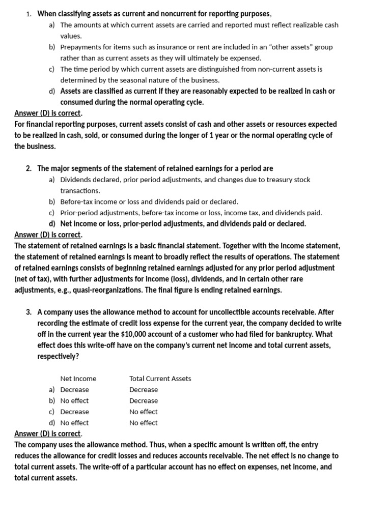Asset Classification and Financial Reporting Guide | PDF | Lean ...