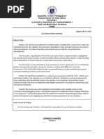 LAC Reflection Journal: PMES Guidelines Overview | PDF