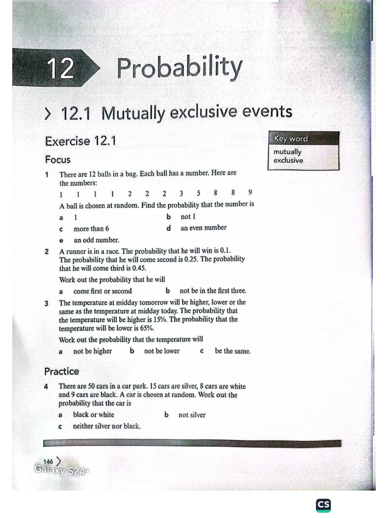 Grade 8 Probability | PDF