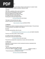 Poetic Devices Guide for Class 9 | PDF