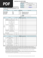 Material Declaration Form | PDF | Chemical Compounds | Materials