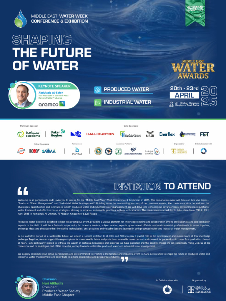 WATERWEEK - Digital Brochure - Lowres - April | PDF | Desalination | Water