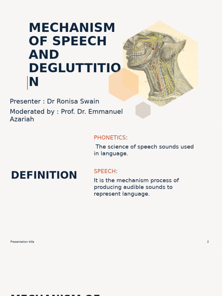 Speech and Mechanism of Swallowing | PDF | Esophagus | Larynx
