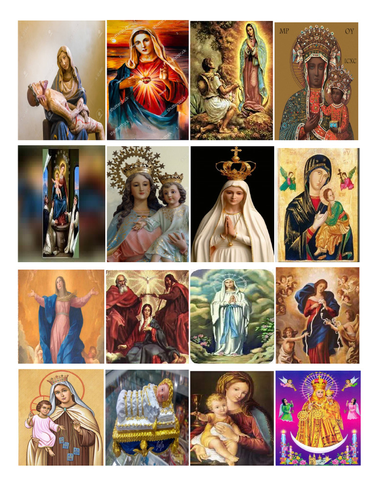 Different Pictures of Our Lady | PDF