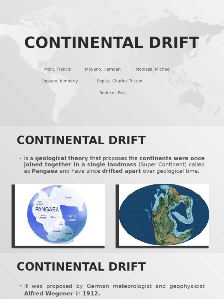 Understanding Continental Drift Theory | PDF