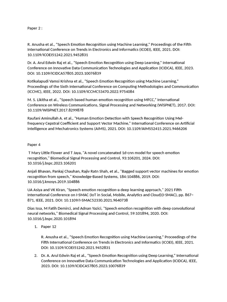 References With DOI Numbers | PDF | Deep Learning | Machine Learning
