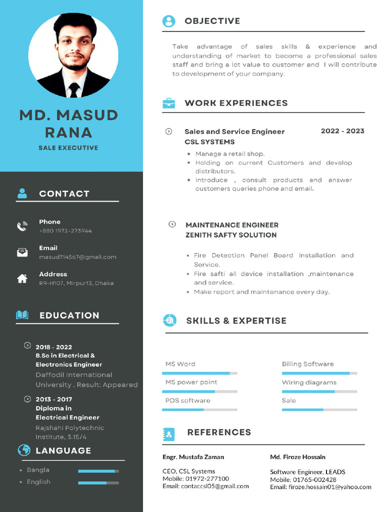 Masud Rana CV PDF | PDF