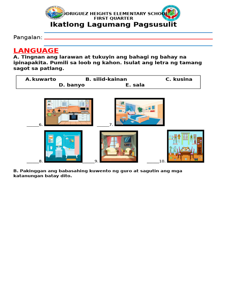 Language 1 3rd Summative Final Quarter 1 | PDF