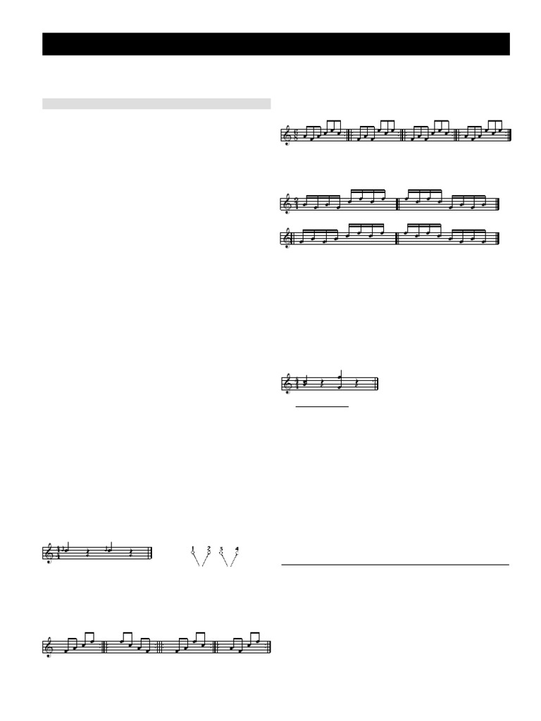 Marimba Techniques for Beginners | PDF | Musicology | Music Theory