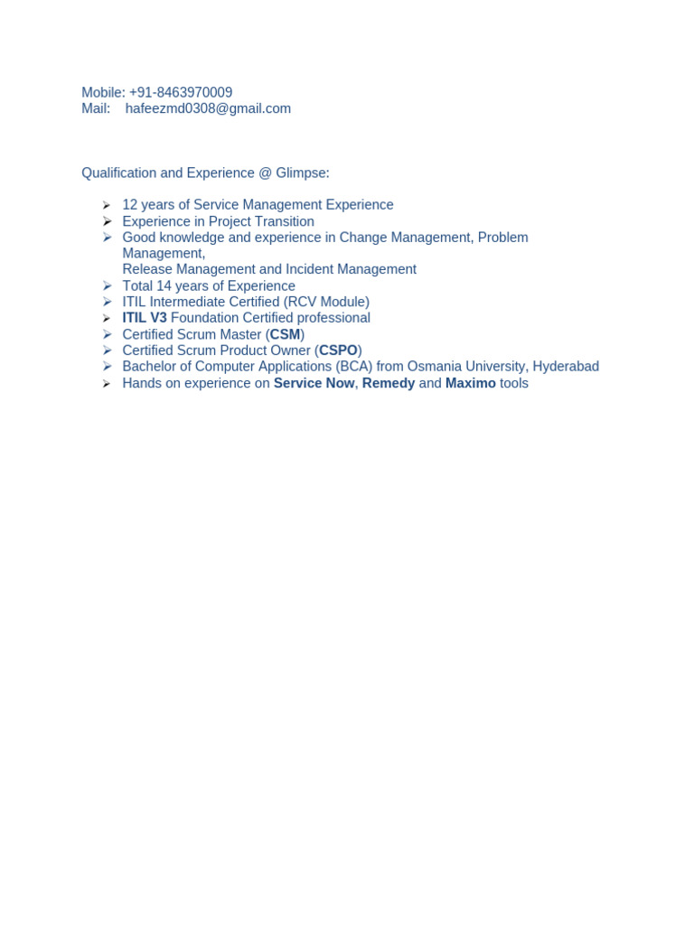 Cover Letter | PDF