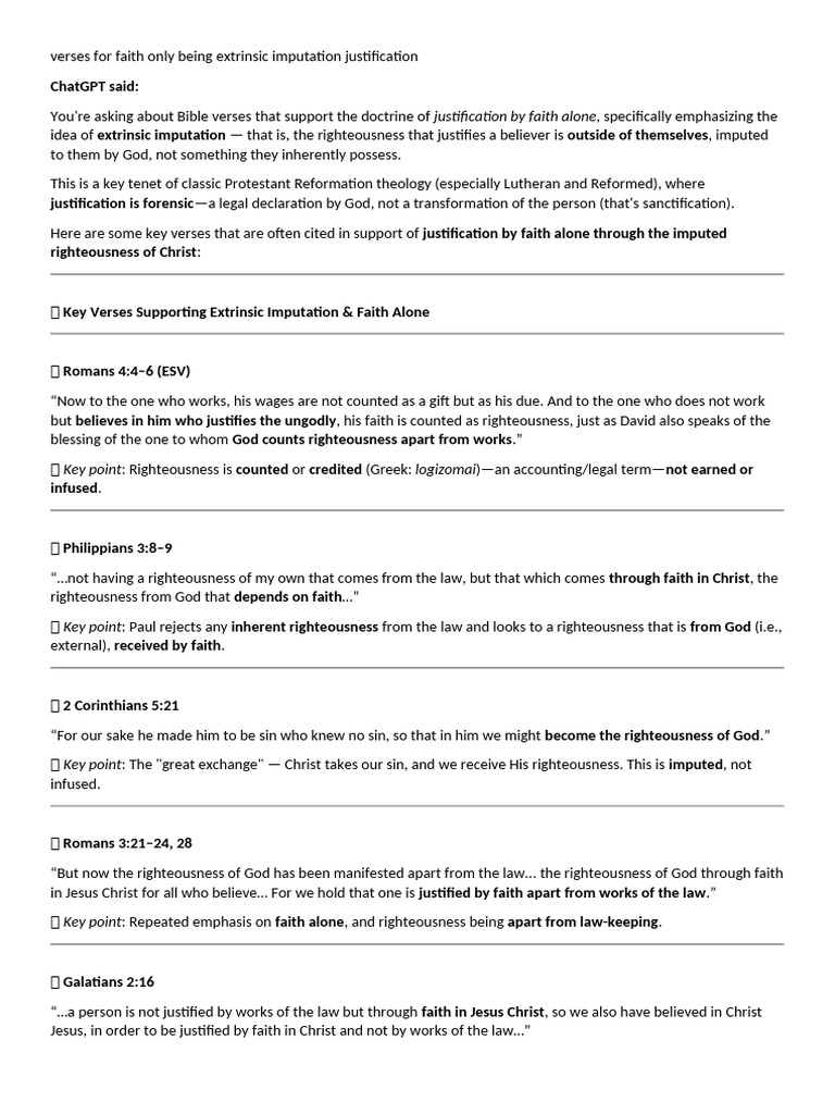 justification vs sanctification | PDF | Justification (Theology) | Sola Fide