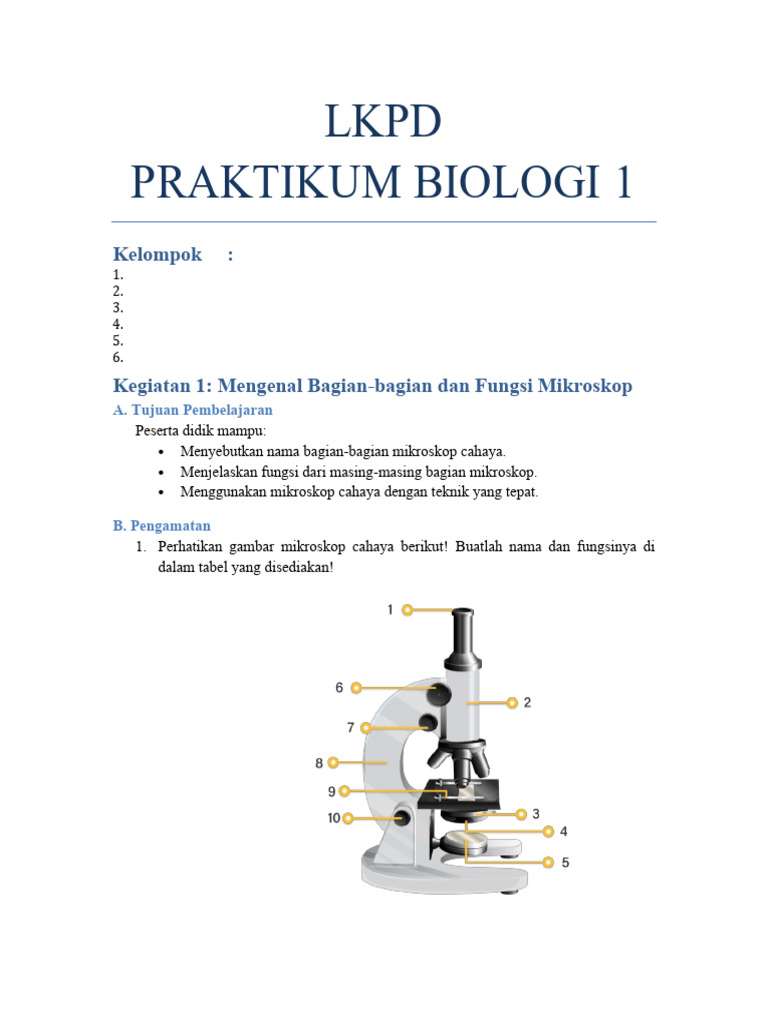 LKPD Praktikum 1 Fix | PDF
