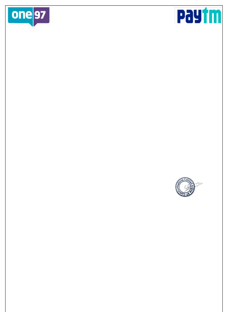 One97 Communications Tax Invoice | PDF