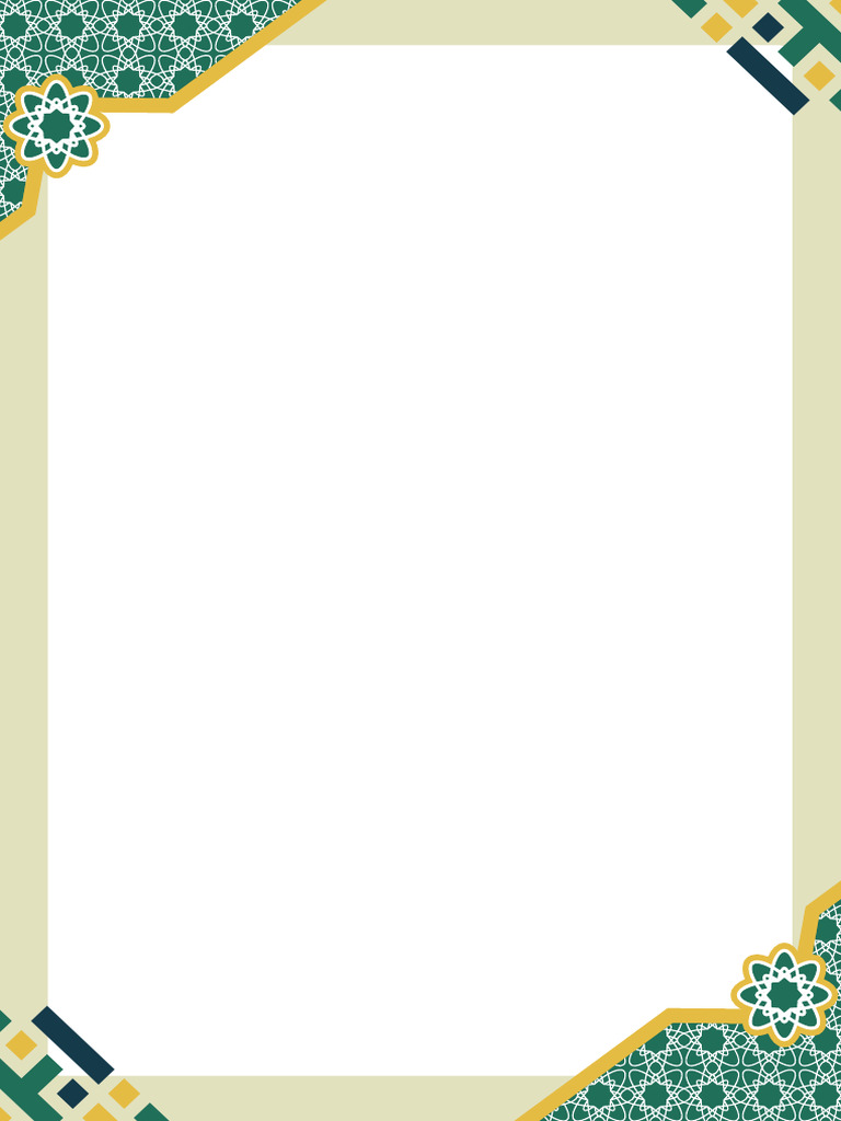 Green Bordered Islamic Page Border | PDF