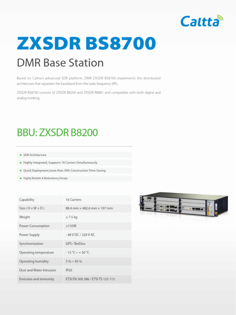 Uploads - File - ZXSDR bs8700 DMR Base Station | PDF | Power Supply ...