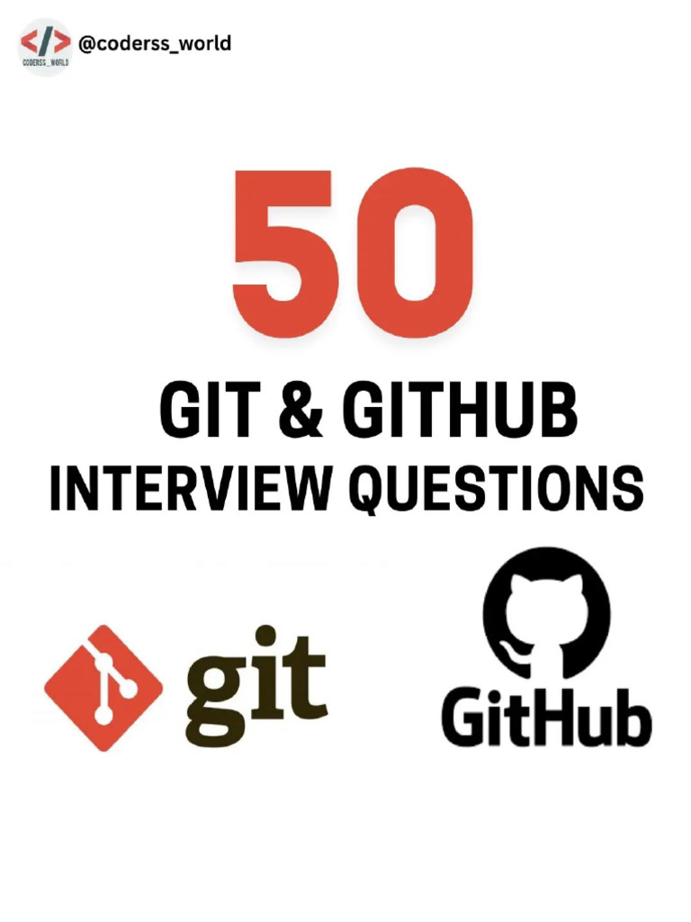 Git and Github Interviews | PDF