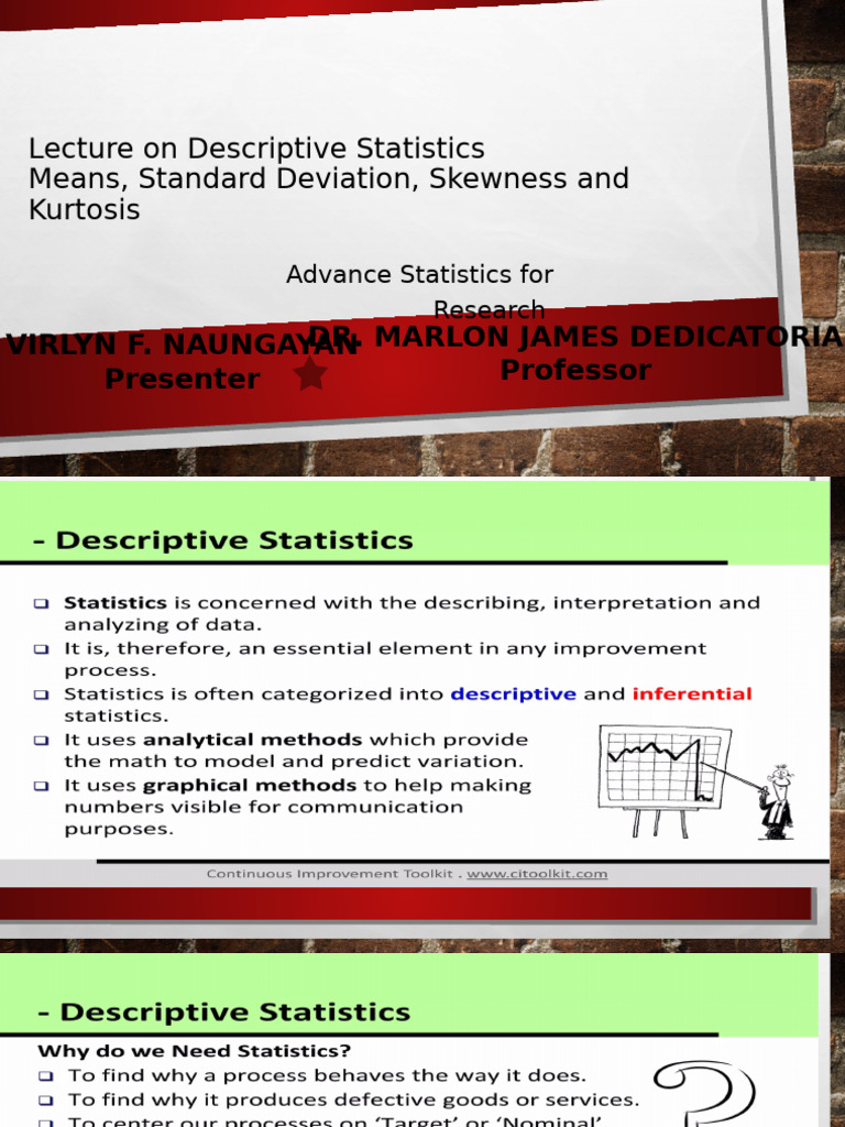 Descriptive Statistics - Virlyn Naungayan | PDF | Descriptive Statistics | Statistics