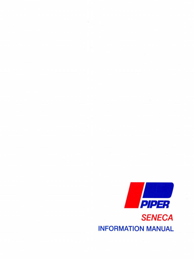 Poh - Piper Seneca 753-815 5861 | PDF