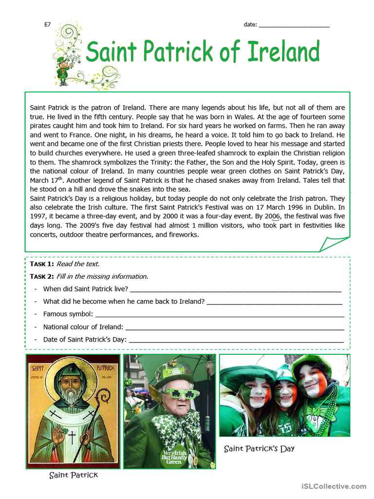 Saint Patrick's Day Overview 2009 | PDF