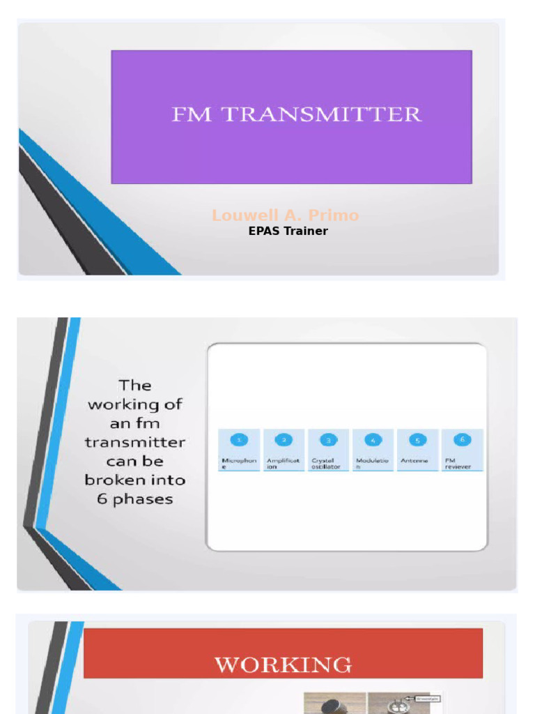 FM Transmitter Basic | PDF