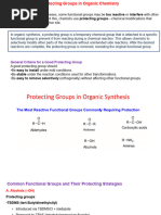 Protecting Groups | PDF | Amine | Organic Chemistry