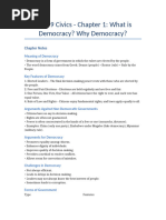 Notes of CH 2 What Is Democracy - Why Democracy - Class 9th Civics ...