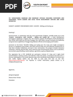 Solicitation Letter Sample | PDF | Philippines