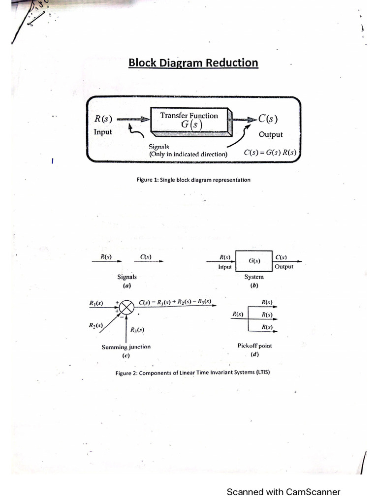 Block Diagram Reduction | PDF