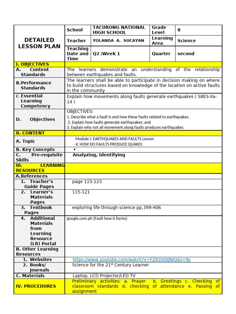 My Demo Teaching Mpre Lesson Plan | PDF | Learning | Lesson Plan