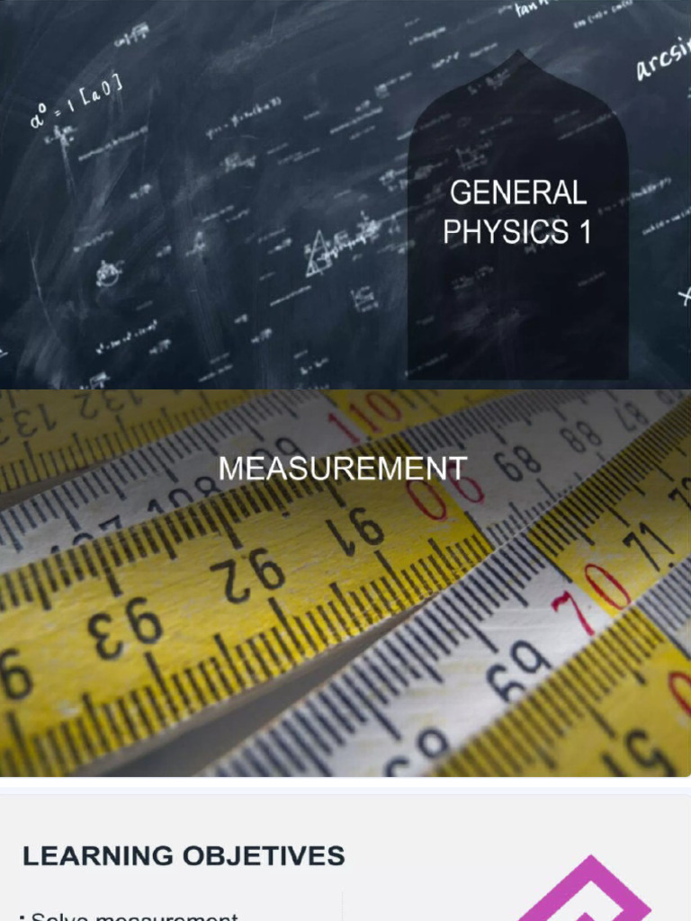 Gen Physics-Units and Measurement | PDF