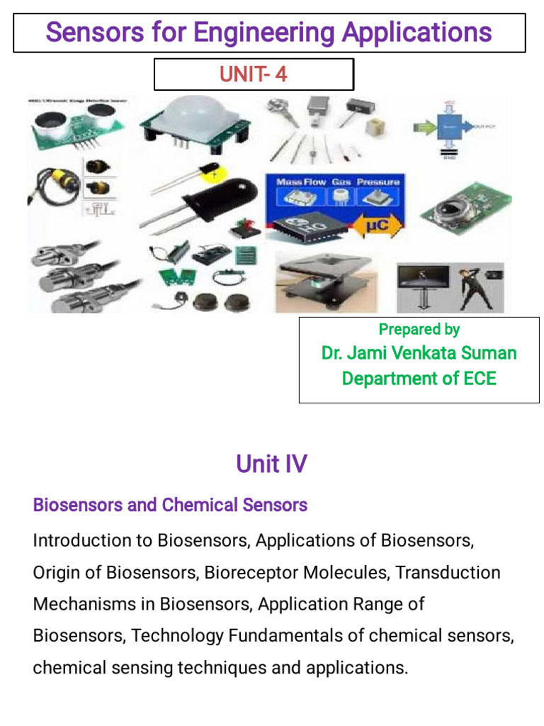 Sensors Unit 4 | PDF