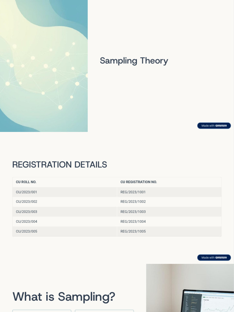 Understanding Sampling Methods | PDF | Sampling (Statistics) | Standard ...