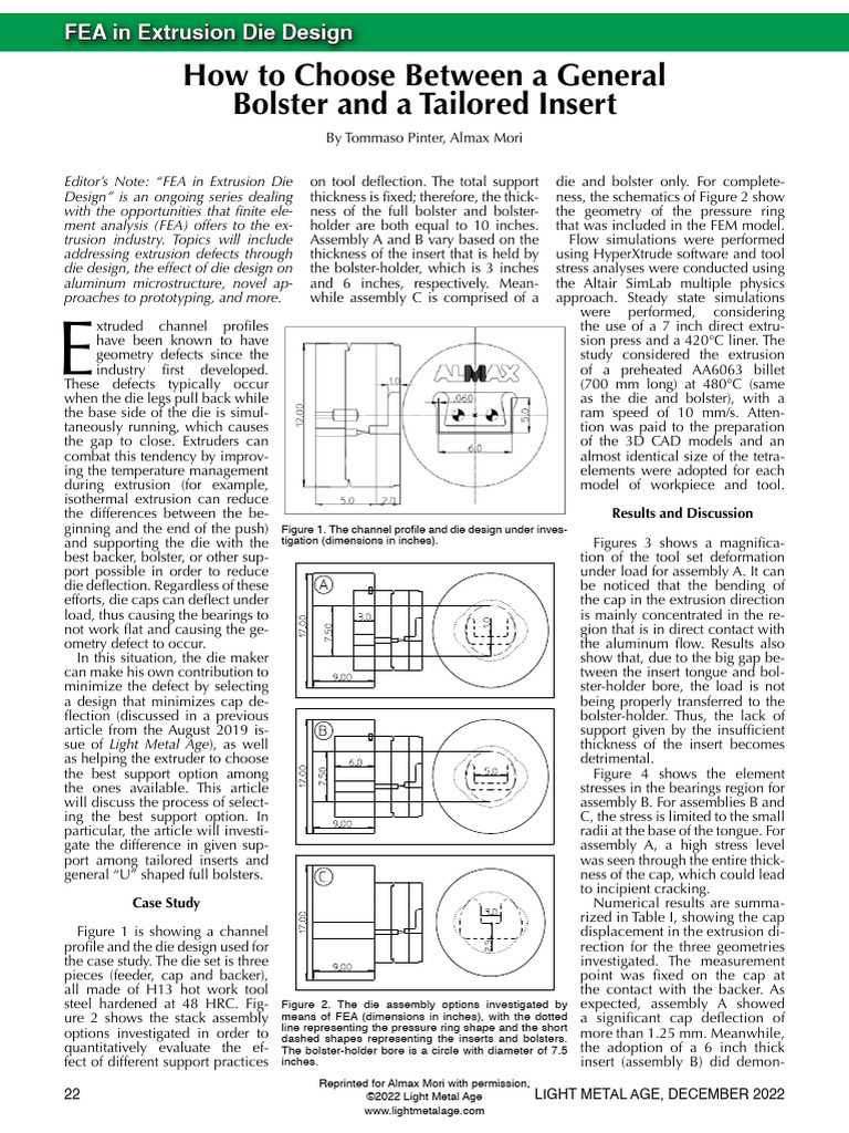 LMA DEC 2022 FEA How To Choose Between A General Bolster and A Tailored ...