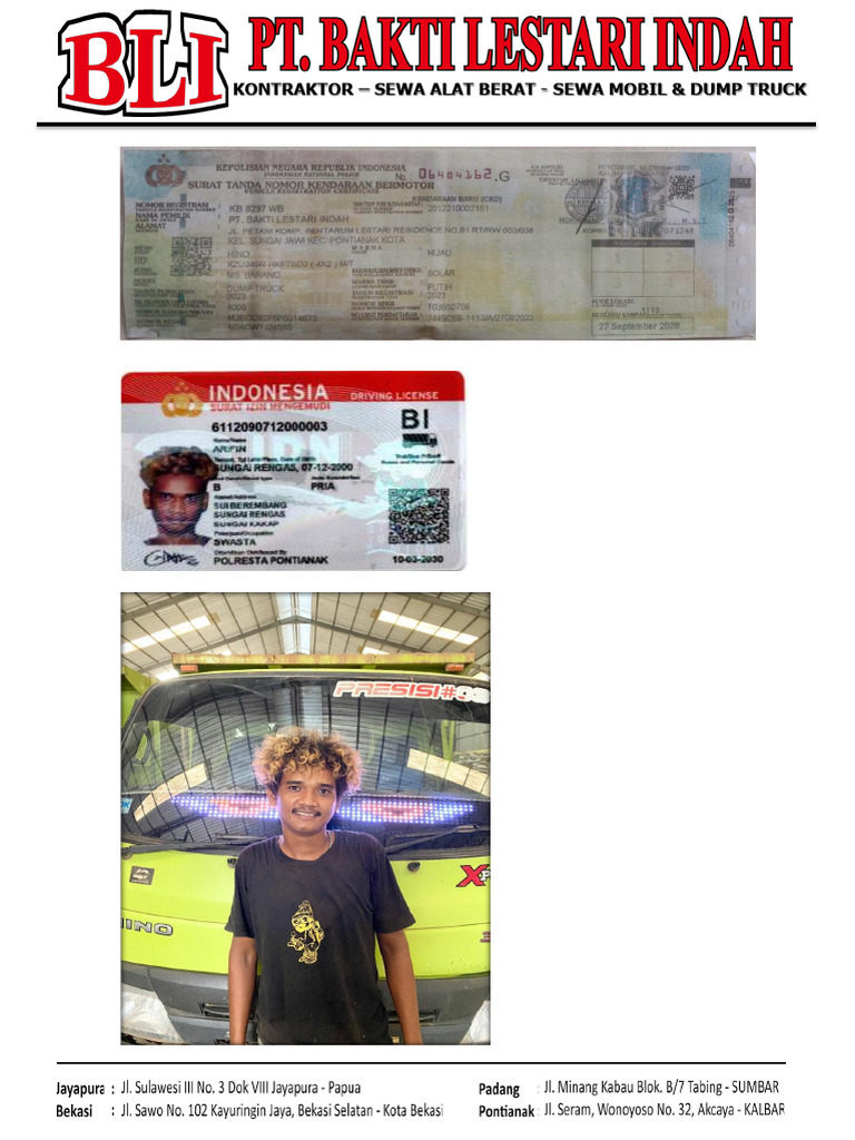 Berkas Sopir Ipin | PDF