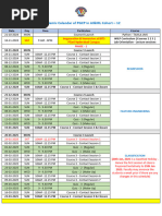 NWU 2025 Exam Schedule for Modules | PDF