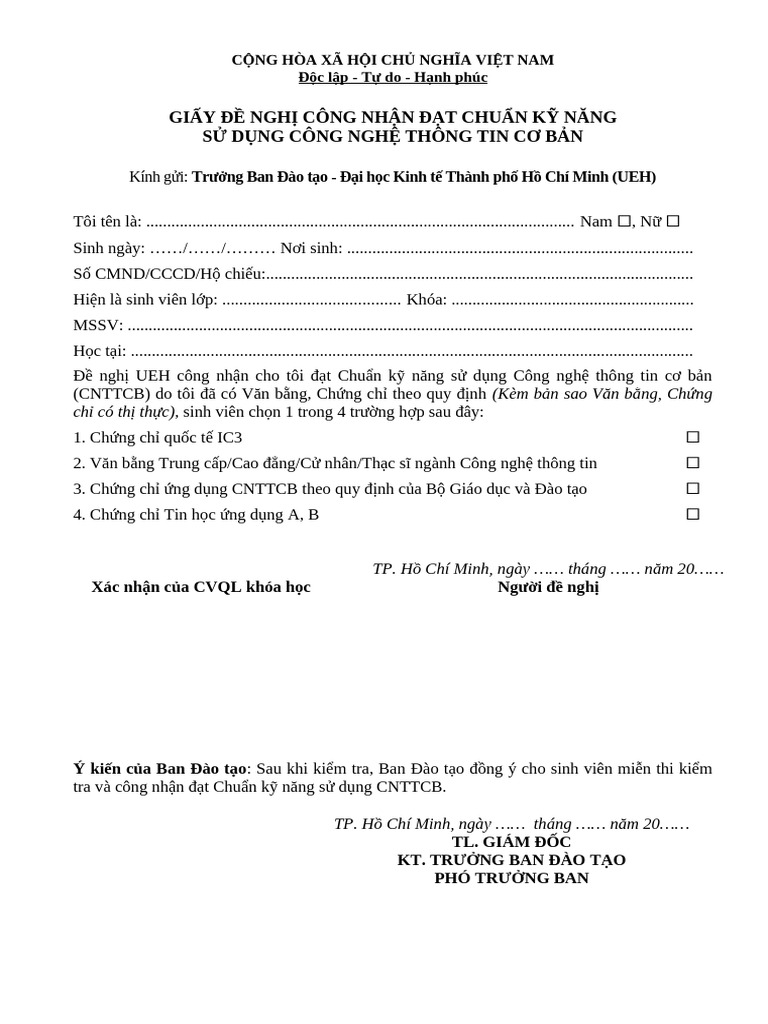 Giay de Nghi Cong Nhan Dat Chuan THDR | PDF