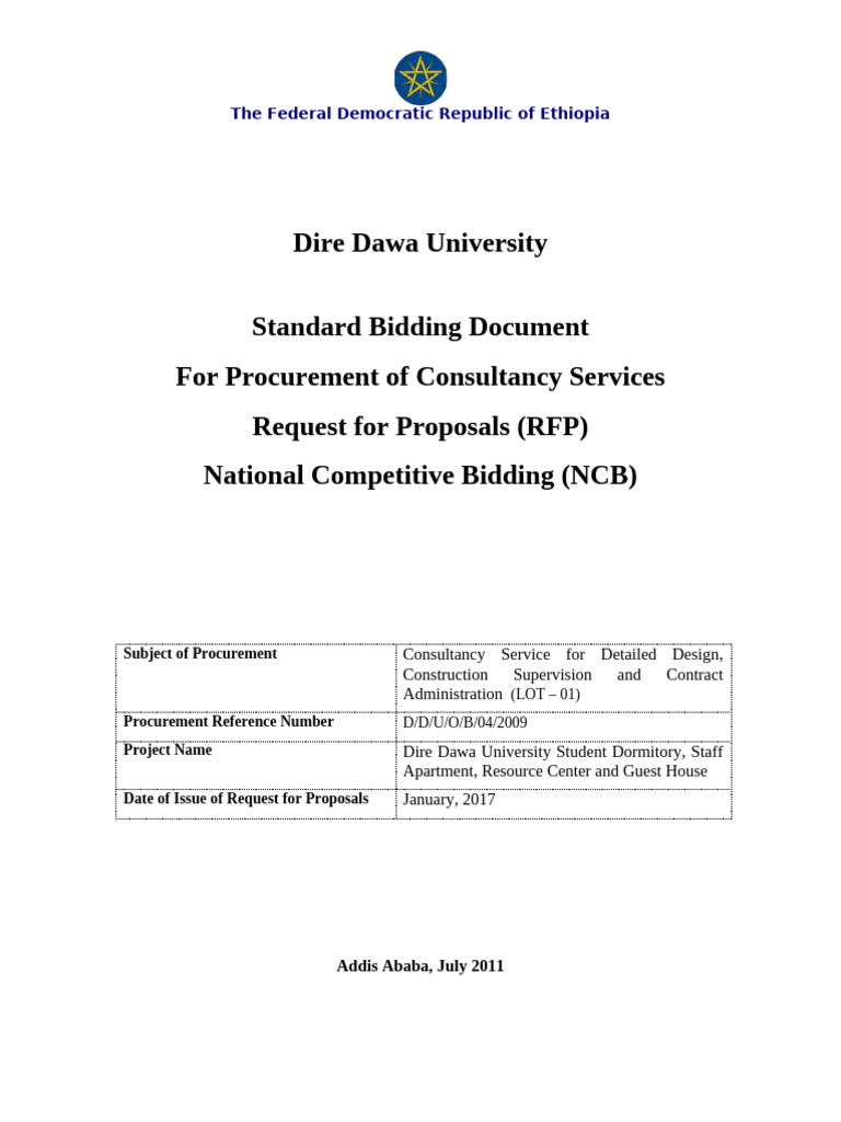 Design TOR | PDF | Audit | Joint Venture
