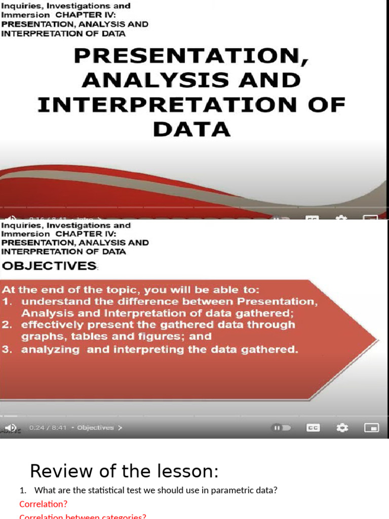 Chapter 4 Presentation Analysis and Interpretation of Data | PDF