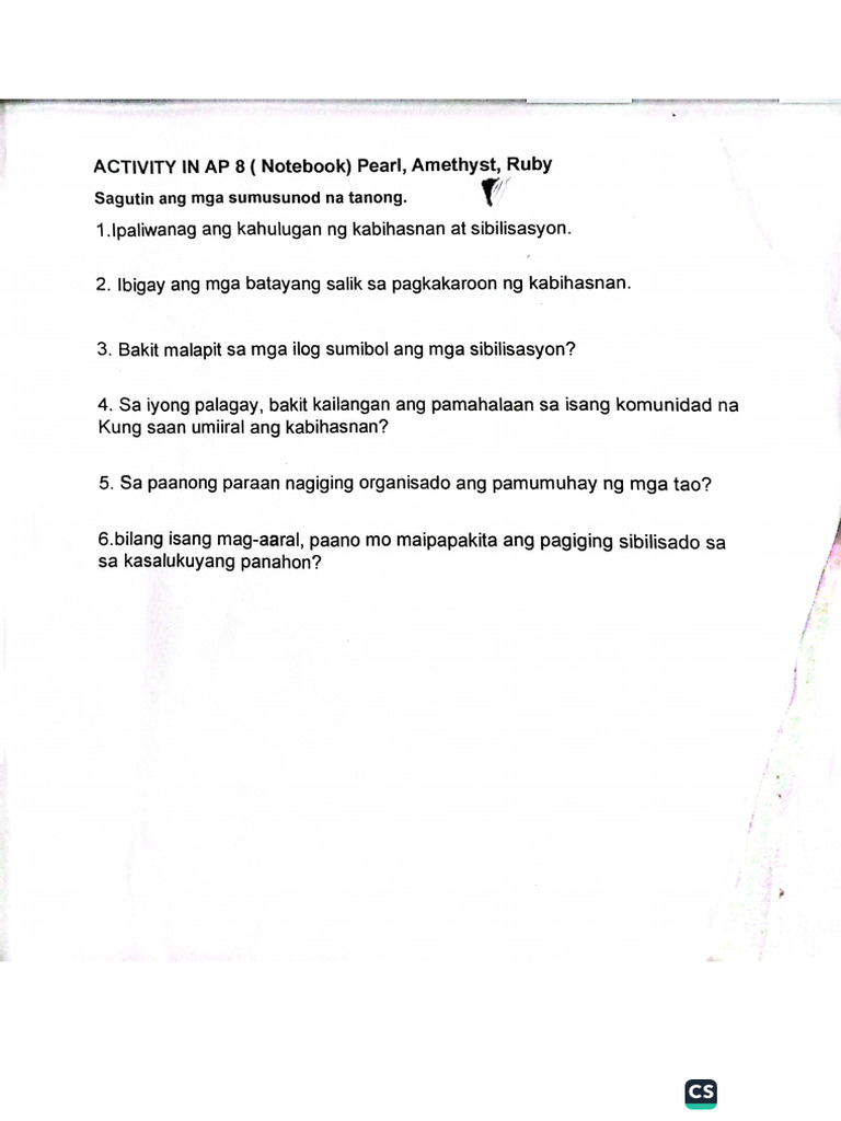 Acitivty in AP | PDF