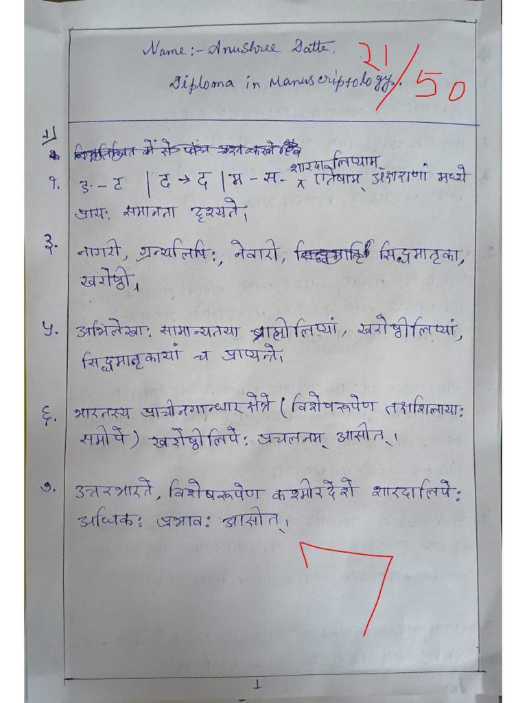 Anushree Datta PGDAV | PDF
