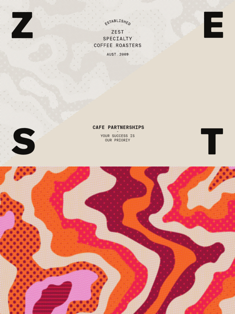 Zest Cafe Partnerships Booklet | PDF | Coffee | Coffeehouse