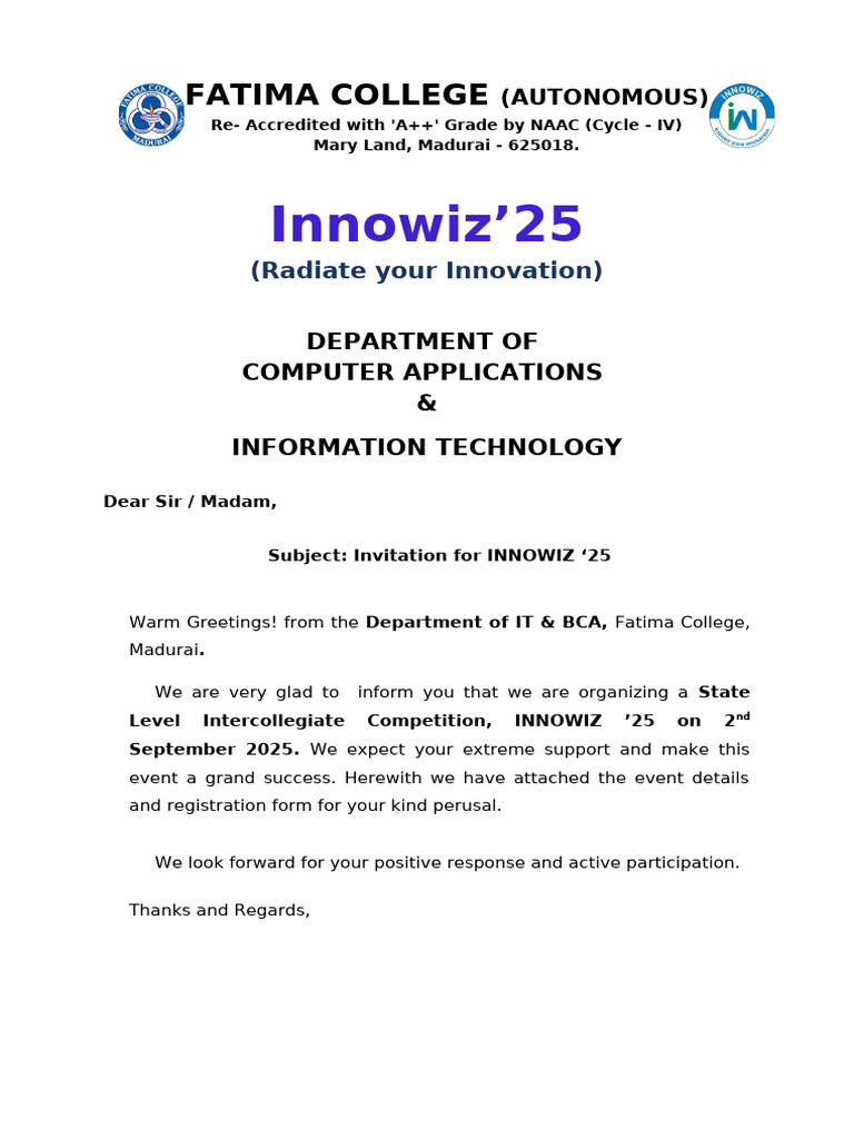 Innowiz - 25-Rules and Regulations | PDF | Chess Theory | Chess