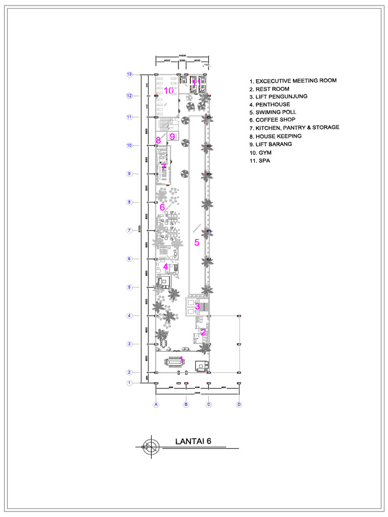 New Denah Hotel Batang - 5-Model | PDF