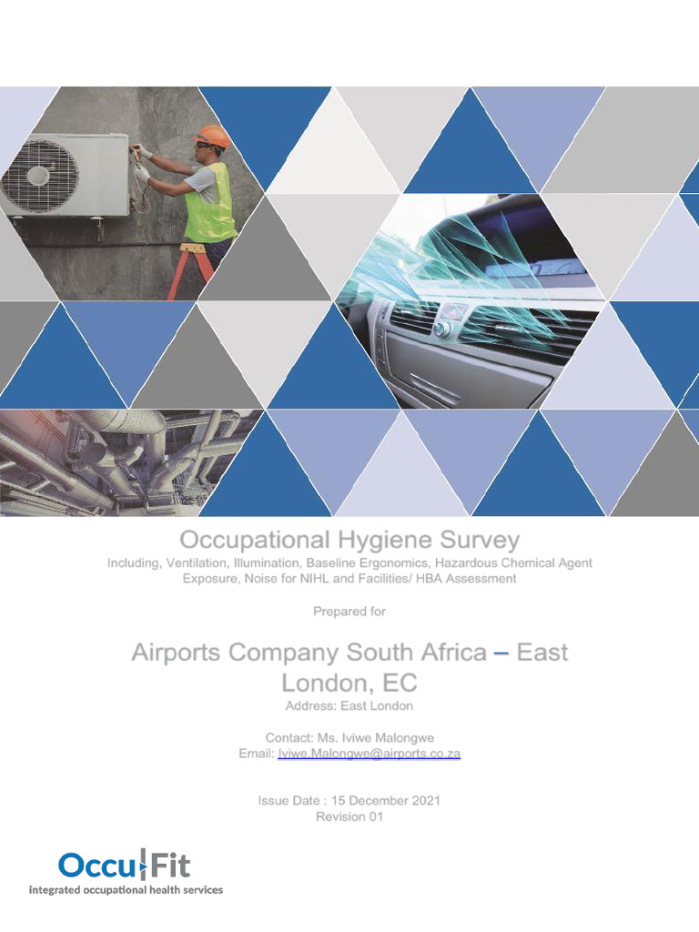 Occupational Hygiene Survey Report | PDF | Occupational Safety And ...