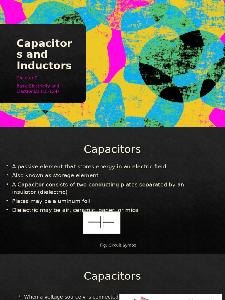 Capacitors and Inductors | PDF | Capacitor | Capacitance