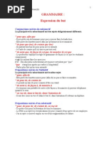 Exercices sur l'Expression de Cause | PDF